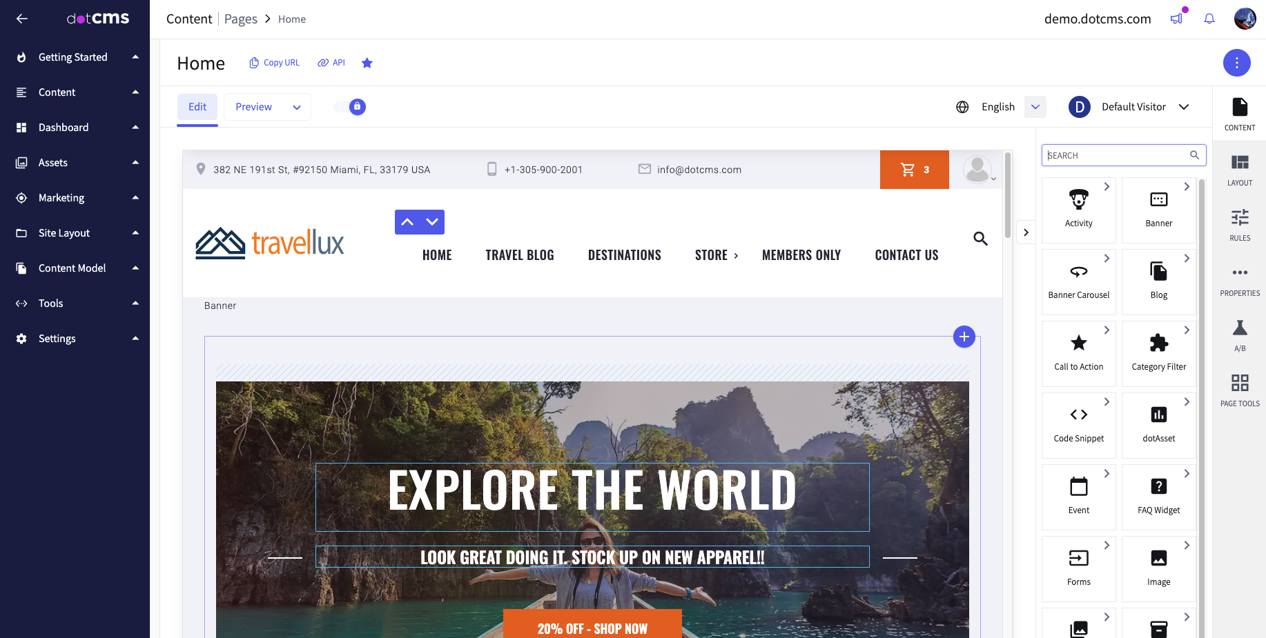 Edit Mode Legacy Dotcms Dev Site